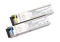 China LC Port  Single Fiber SFP 1.25G 20km Optical Transceiver Module   1310nm Fiber Optic Transceivers OEM Manufacturer for sale