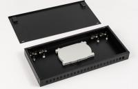 China 1U  Rack Mount 12 24  Ports Fiber Optic Patch Panel  SC Simplex  LC Duplex  Ports for sale