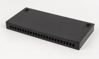 China 1U  Rack Mount 12 24  Ports Fiber Optic Patch Panel  SC Simplex  LC Duplex  Ports for sale
