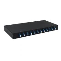 China 1U  Rack Mount 12 24  Ports Fiber Optic Patch Panel  SC Simplex  LC Duplex  Ports for sale