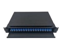 China 1U Fiber Optic Patch Panel SC/APC Optical Drawer  LC DUPLEX  Rackmount Server ODF Fibre for FTTH GSM Network ,empty for sale