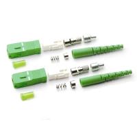China SC APC  UPC Single Mode Multimode Fiber Optic Connector 2.0mm 3.0mm unassembled for sale