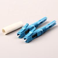China LC/UPC SM Singlemode  Fiber Optic Fast Connector Quick Connector  White Tail Cover for sale