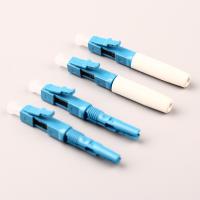China LC/UPC SM Singlemode  Fiber Optic Fast Connector Quick Connector  White Tail Cover for sale