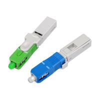 China Fiber Optic SC/UPC SC/APC Single Assembly Fast Connector for FTTH Drop Cable for sale
