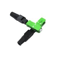 China SC APC Green SC  FTTH Fiber Optic Fast Connector for sale