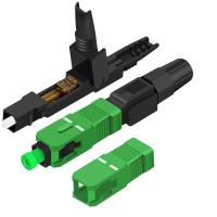 China Fast Connectors SC/APC Optical Fiber Quick Assembly Indoor WiFi Network Fiber Optic Connectors for sale