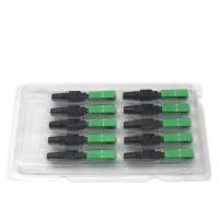 China Fast Connectors SC/APC Optical Fiber Quick Assembly Indoor WiFi Network Fiber Optic Connectors for sale