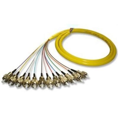 China High Temperature Stability12 Cores FC/PC Bunch/Break Out Fiber Optic Pigtail Single Mode 1.5m for sale