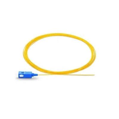 China Low Insertion Loss SC/PC SM 0.9mm/2.0mm/3.0mm  1m 1.5m 2m 3m 5m Fiber Optic Pigtail for sale