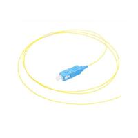 China Low Insertion Loss SC/PC SM 0.9mm/2.0mm/3.0mm  1m 1.5m 2m 3m 5m Fiber Optic Pigtail for sale