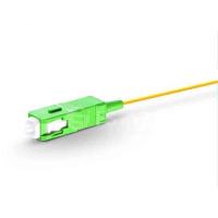 China SCAPC SC PC SM 0.9mm 1m G652D PVC Yellow Jacket Fiber Optic Pigtail for sale