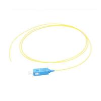 China SCAPC SC PC SM 0.9mm 1m G652D PVC Yellow Jacket Fiber Optic Pigtail for sale