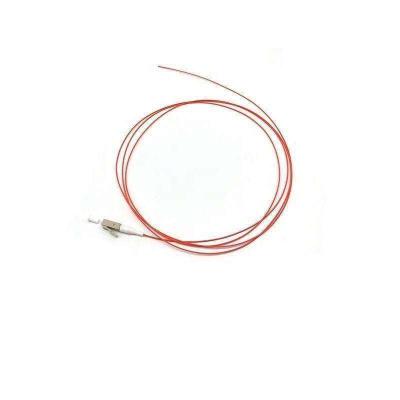 China Multimode OM2 50/125um 0.9mm LSZH/PVC 1m LC/PC Optical Fiber Pigtail for sale
