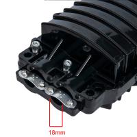 China Horizontal Fiber Optic Splice Box Joint Box F010  12core 24 Coe 36 Core  48 Core 72 Core  96core for sale