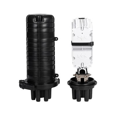 China 288 Core Vertical Dome Fiber Optic Cable Splice Closure  H107  One Oval Four Round Hole for sale