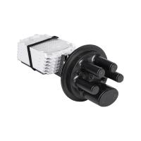 China 288 Core Vertical Dome Fiber Optic Cable Splice Closure  H107  One Oval Four Round Hole for sale