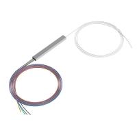 China Steel Tube Type G657A  1m 0.9mm 1*2  1*4 1 * 8 Optical Fibre PLC Splitter Without Connectors for sale