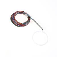 China Steel Tube Type G657A  1m 0.9mm 1*2  1*4 1 * 8 Optical Fibre PLC Splitter Without Connectors for sale