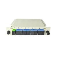 China 1*4 1*8 1*16 Insert Card Type With SC/PC Connectors And Adapters Fiber Optic Splitters for sale