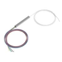 China STEEL Tube Type G657A  1m 0.9mm 1*2  1*4 1 * 8 Optical Fibre PLC Splitter Without Connectors for sale