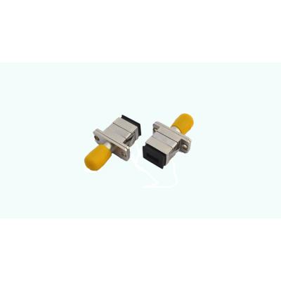 China Small Size Precision Ceramic Sleeve SM MM Sc To St Fiber Optic Adapter for sale