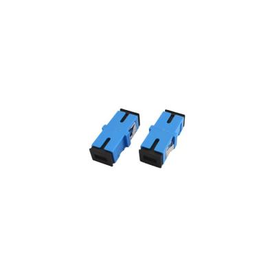 China SC to SC SM Ear/flange Low Insertion Loss Optical Fiber Adapter for sale
