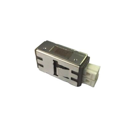 China High Size Precision  Plastic Material Duplex MU Fiber Optical Adapter for sale
