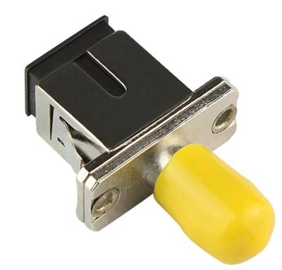 China High Quality SC-ST SM MM Simplex Fiber Optic hybrid Adaptor FTTH Metal for sale