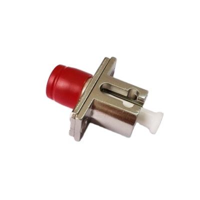 China LC-FC PC APC Metal SM MM Simplex Fiber Optic hybrid Adaptor FTTH for sale