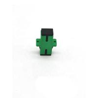 China Blue Green ceramic PVC Singlemode Simplex SC/PC SC/APC Fiber Optical Adapter Optical coupler with ear for sale