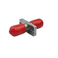 China ST optical fiber adapter coupler SC shape, SM MM, simplex, zinc alloy for sale