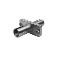 China ST optical fiber adapter coupler SC shape, SM MM, simplex, zinc alloy for sale