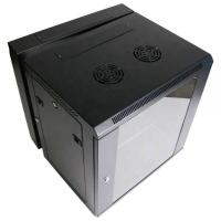 China Safe protection Broadband Network 600*550mm Swing Wall 12u Rack Cabinet for sale