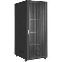 China 19 Inch Network Mesh Door 600*800mm  27U Floor Server Cabinet Equipment for sale