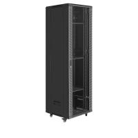 China 42U 600x600mm standing network cabinet Metal ventilation mesh door for sale