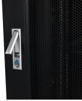 China 42U 600x600mm standing network cabinet Metal ventilation mesh door for sale