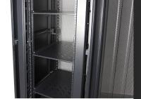 China 42U 600x600mm standing network cabinet Metal ventilation mesh door for sale