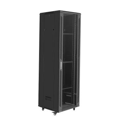 China 47U Network Mesh Door 19 Inch 600*600mm  47U Floor Server Cabinet Equipment for sale