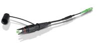 China Supertap SC Connector LSZH Sheath 5mm Cable Fiber Optic Patch Cord for sale