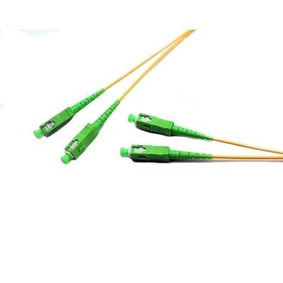 China Singlemode Duplex 3m 5m 10m 15m 2.0mm 3.0mm 1.6mm 1.8mm SC/APC-SC/APC Fiber Optic Patch Cord for sale