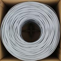China 4 Pair Type CE Certificated Light Grey Color 24AWG Cat5e FTP Cat6 Cable for sale