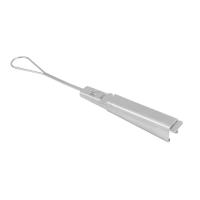 China Outdoor Metal Stainless Steel Flat Fiber Optic Drop Cable Tension Clamp FTTH Accessoires for sale