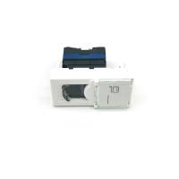 China French Type UTP Cat6 Toolless Keystone Jack legrand style RJ45 faceplate single port 45*22.5mm for sale