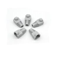 China RJ45 Boot 8P8C RJ45 Cat5e Cat6 Cable Boots Modular Plug Cover PVC  Connector Boot for sale