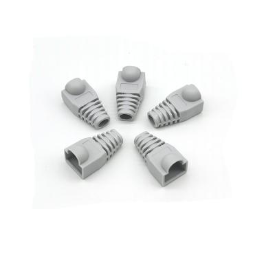 China 8P8C RJ45 Cat5e Cat6 Cable Boots Modular Plug Cover PVC  Connector Boot for sale