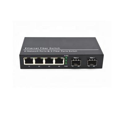 China 10/100M 4 Port 8 Port POE and 2SFP slots POE Switch for sale