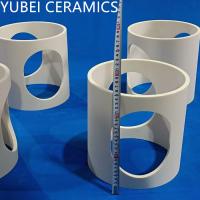 China Cold Isostatic Pressing Alumina Ceramic Material 88HRA Pulverizer Fittings for sale