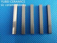 China Black Sic Ceramics High Hardness Wear Resistant Silicon Carbide Block for sale