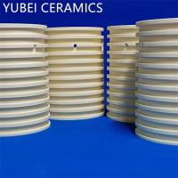 China 99% Alumina Electrical Insulating Threaded Ceramic Tube Half Round for sale